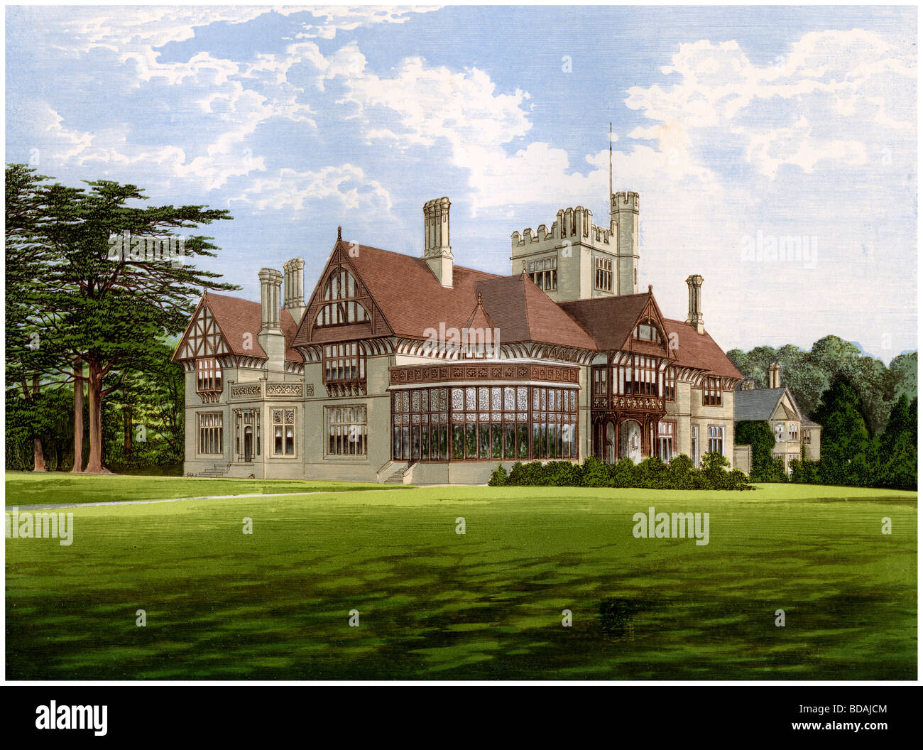 Cowdray engraving hi-res stock photography and images - Alamy