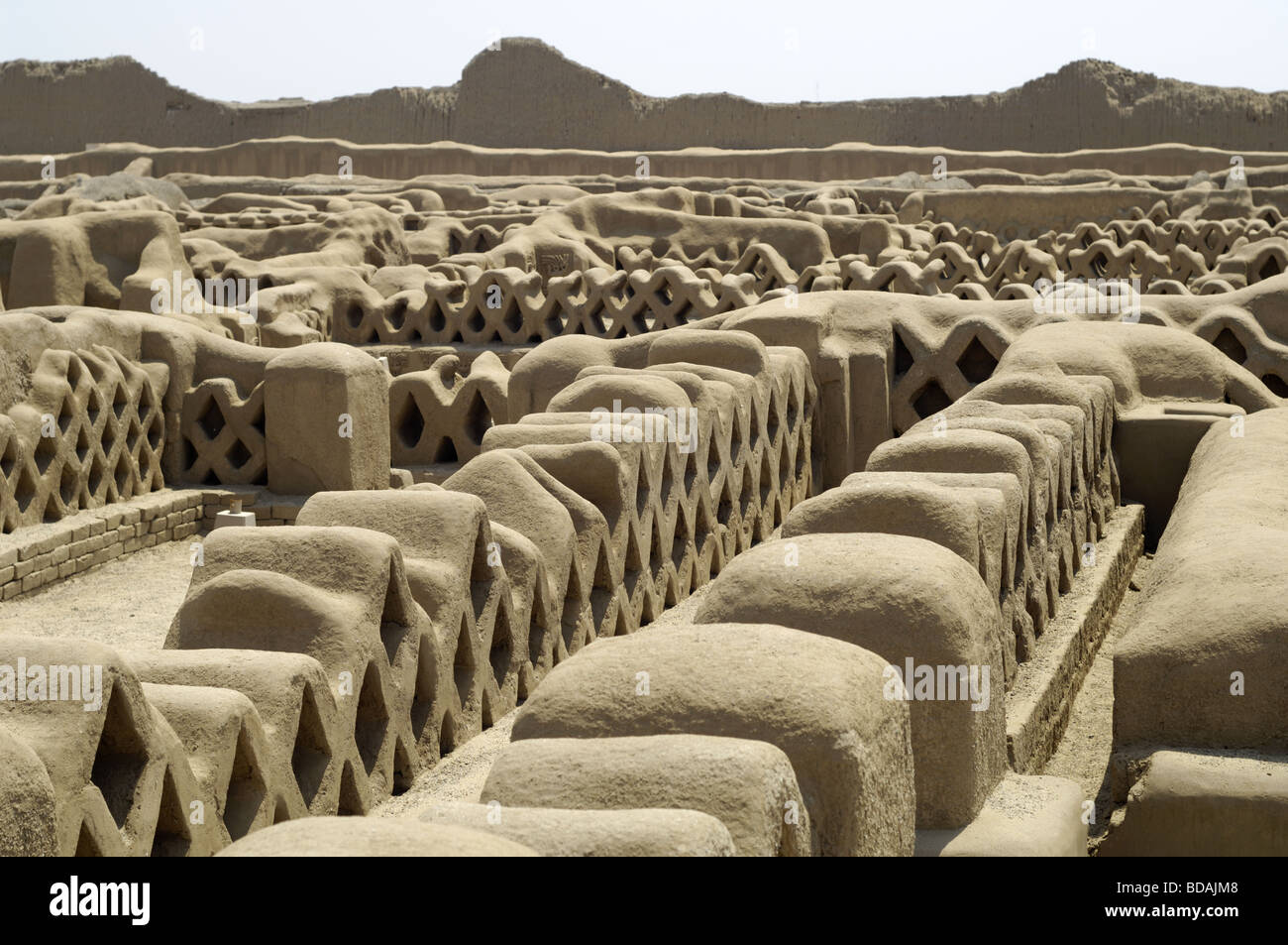 Chan chan adobe mud brick hi-res stock photography and images - Alamy