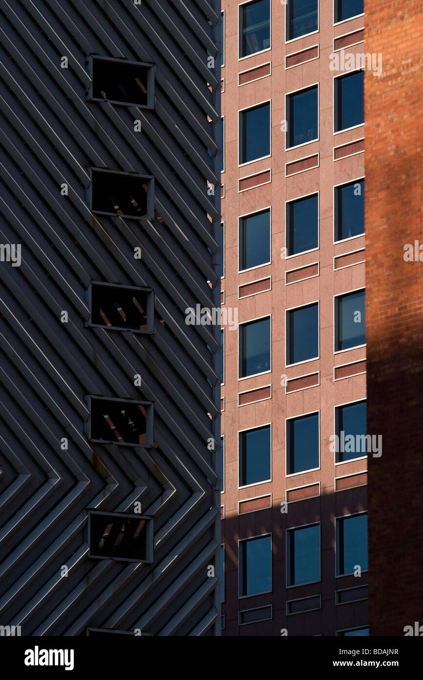 Abstract view of a building and its windows Stock Photo - Alamy