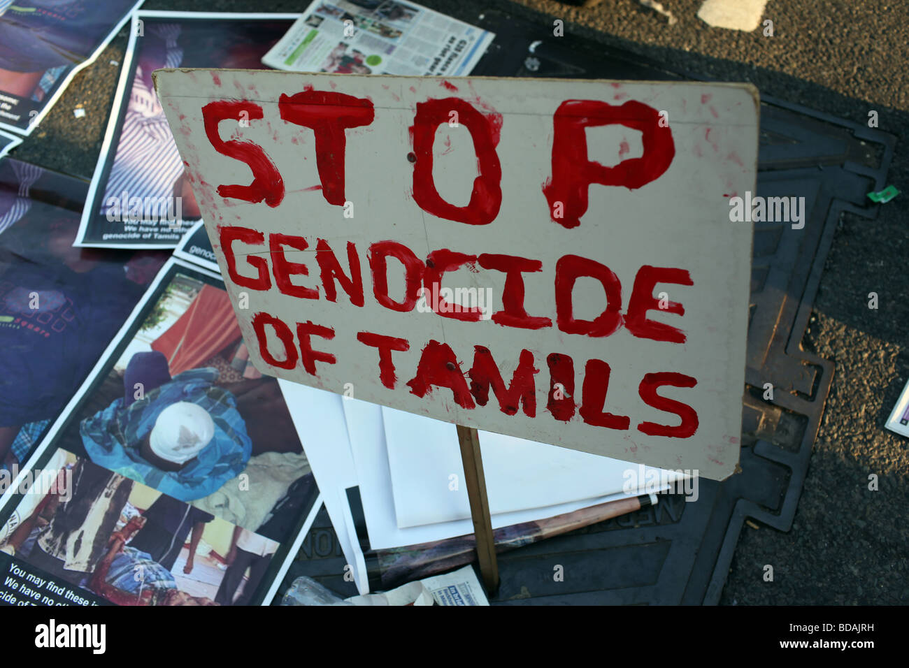 Pro Tamil Placard In London Stock Photo Alamy pro-tamil-placard-in-london-stock-photo-alamy