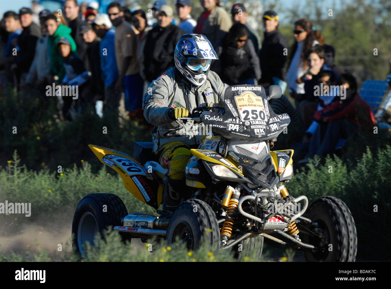 Quad at Rally Dakar Argentina Chile 2009 Stock Photo - Alamy