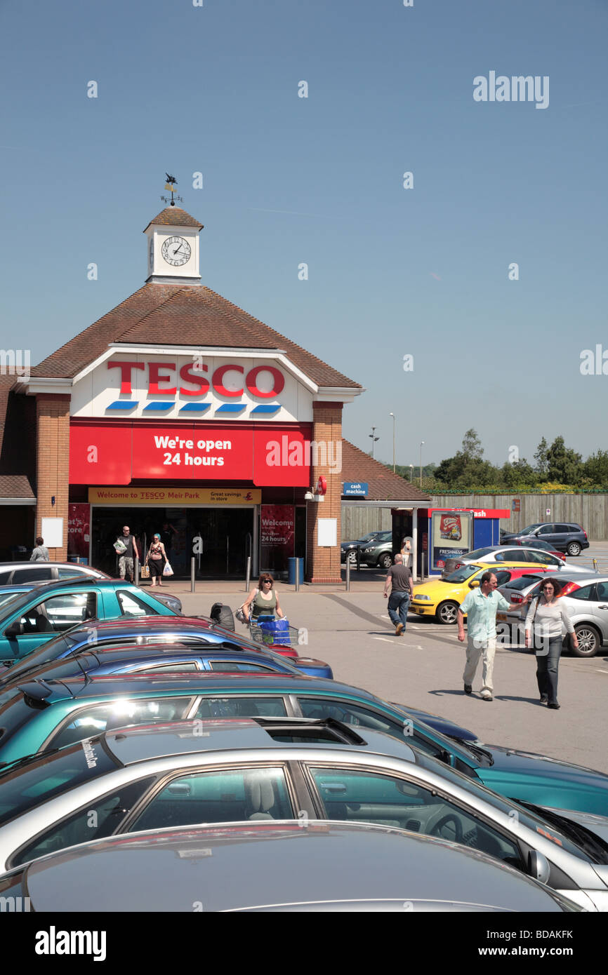 Tesco store, Meir Park, Stoke-on-Trent Stock Photo - Alamy
