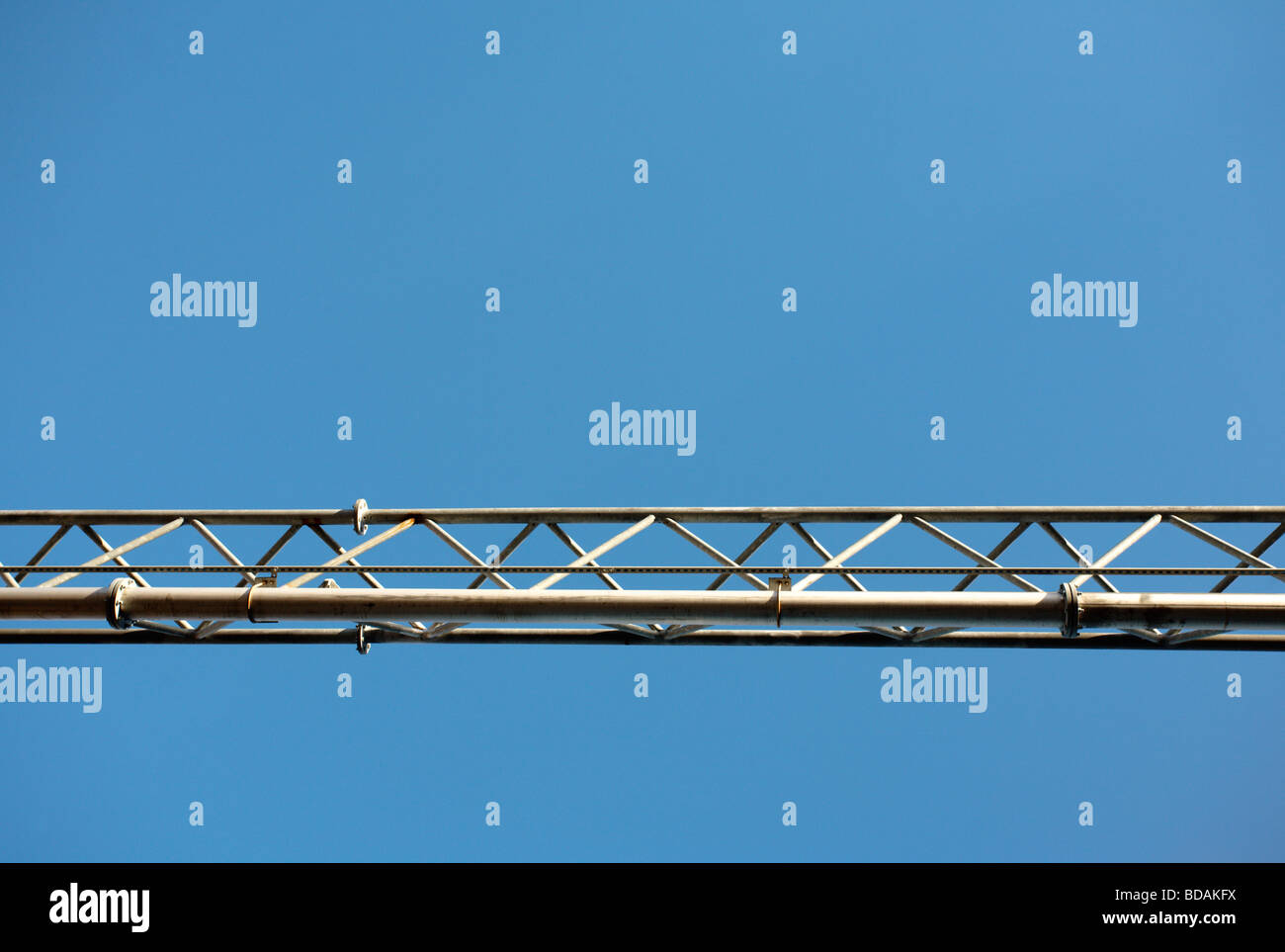 Pipework gantry at food factory Stock Photo - Alamy