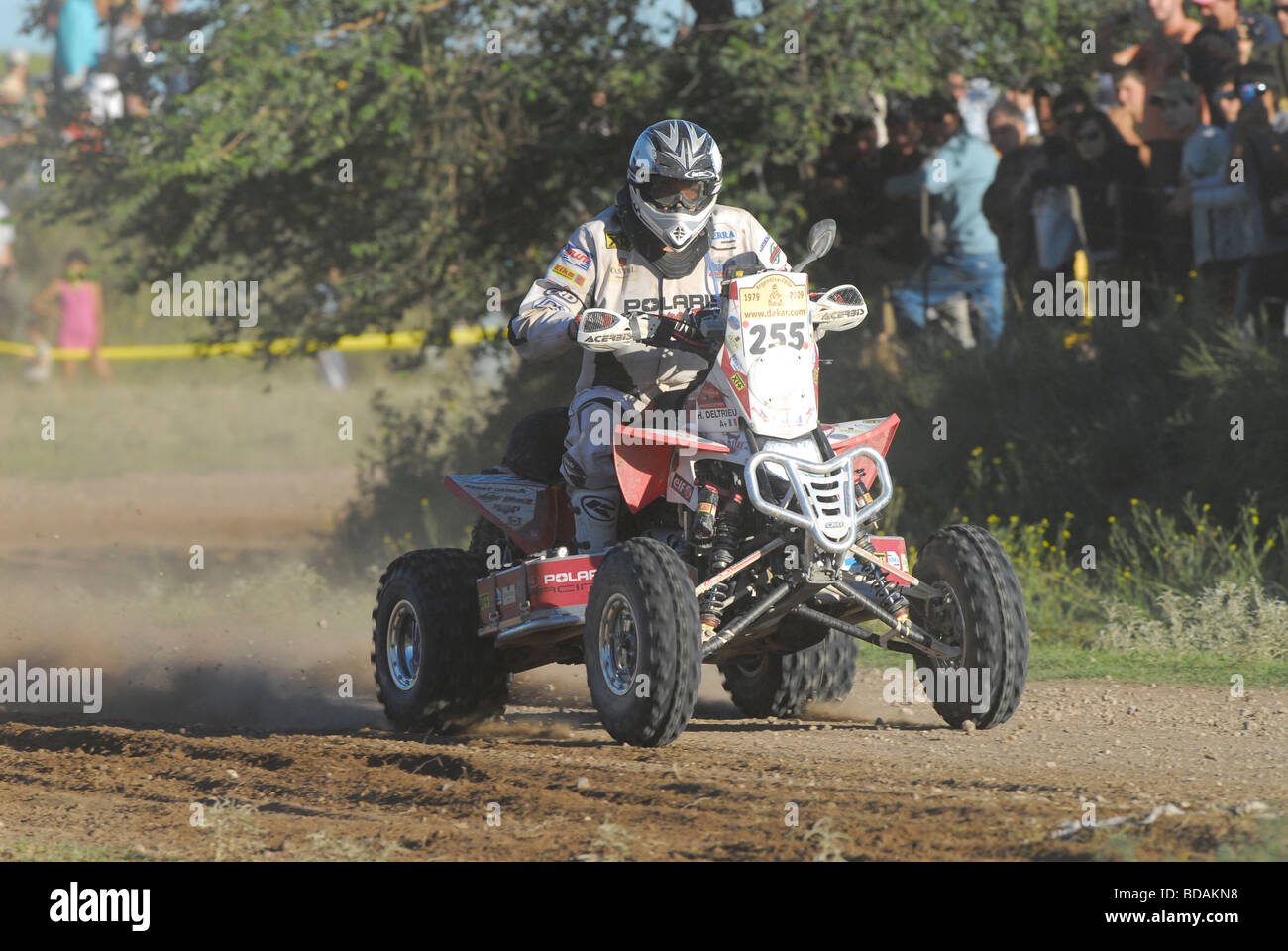 Quad at Rally Dakar Argentina Chile 2009 Stock Photo - Alamy