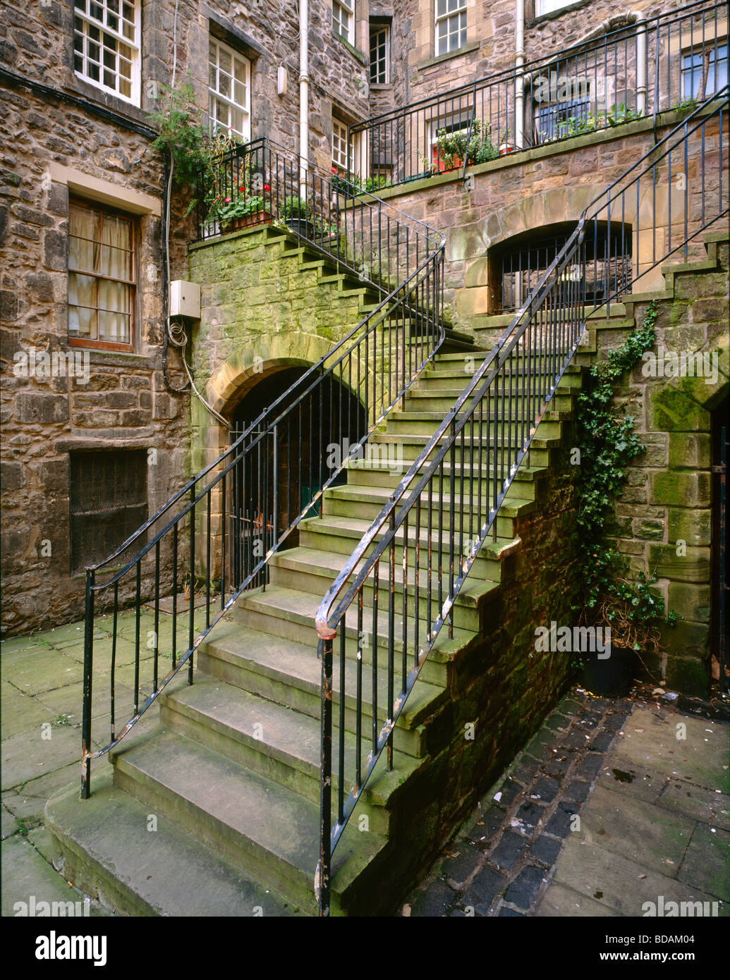 Stairs, Edinburgh, Scotland Stock Photo - Alamy