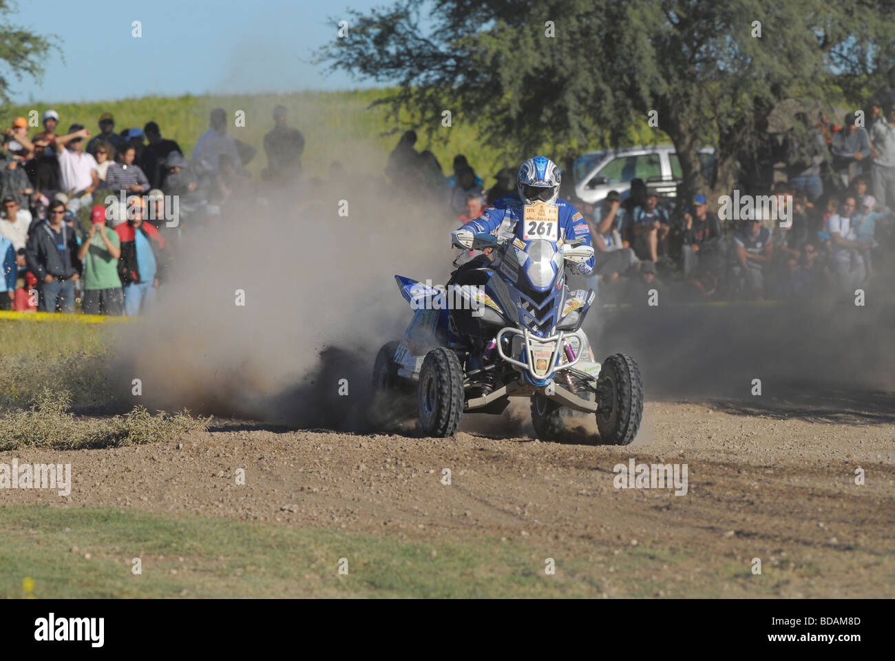 Quad at Rally Dakar Argentina Chile 2009 Stock Photo - Alamy