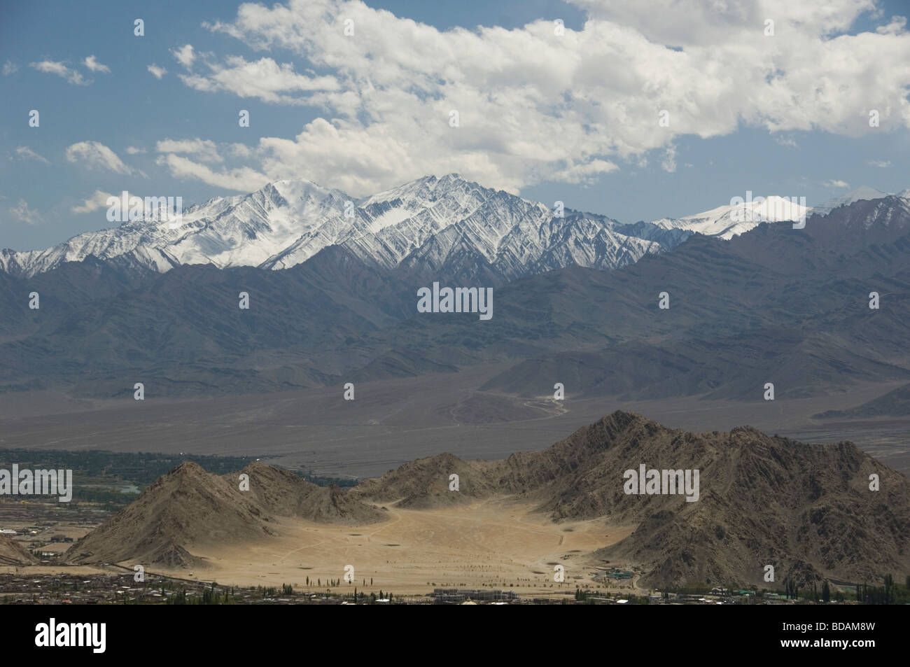 Panoramic view of a mountain range, Himalayas, Ladakh, Jammu And ...
