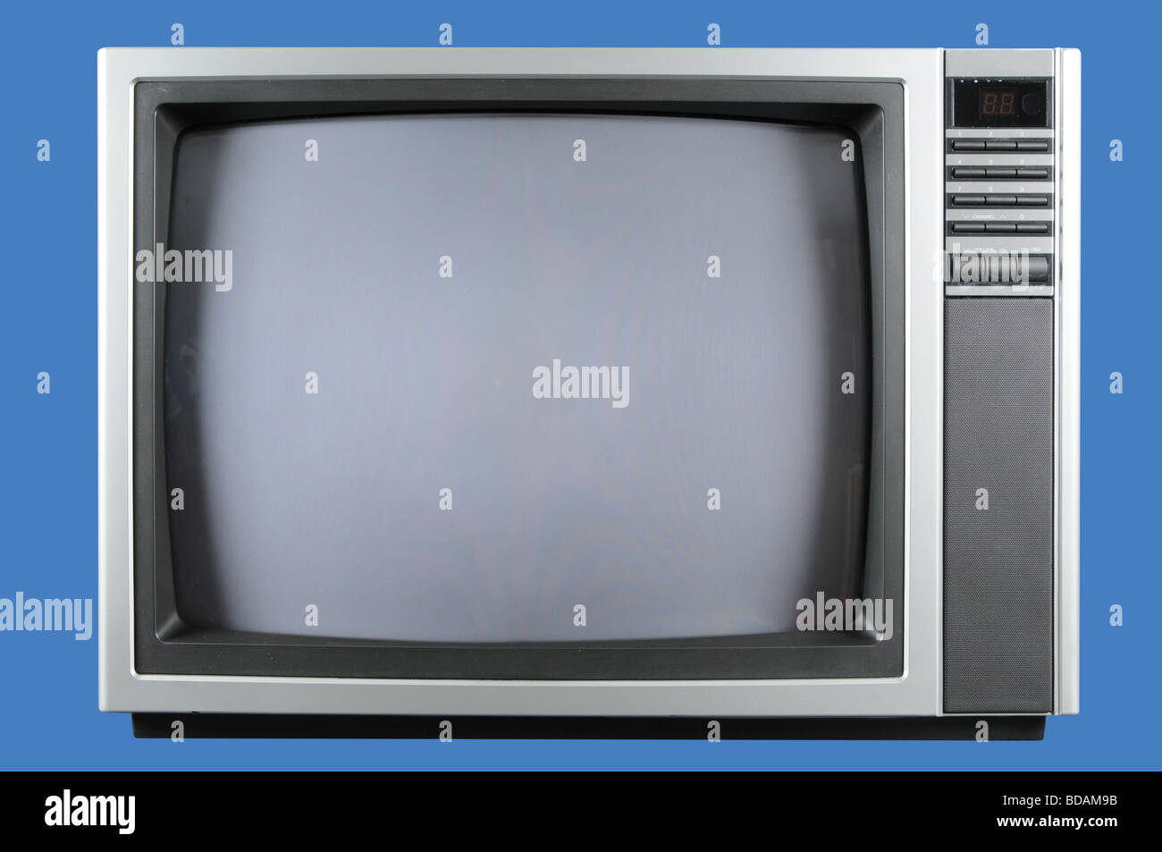 Old television blue screen on hi-res stock photography and images - Alamy