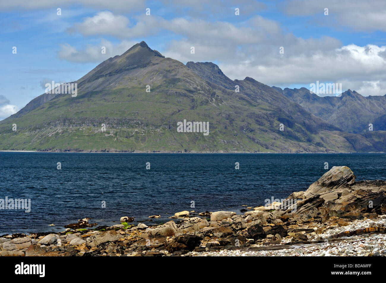 The Black Cuillin from Elgol, Strathaird, Isle of Skye, Inner Hebrides ...