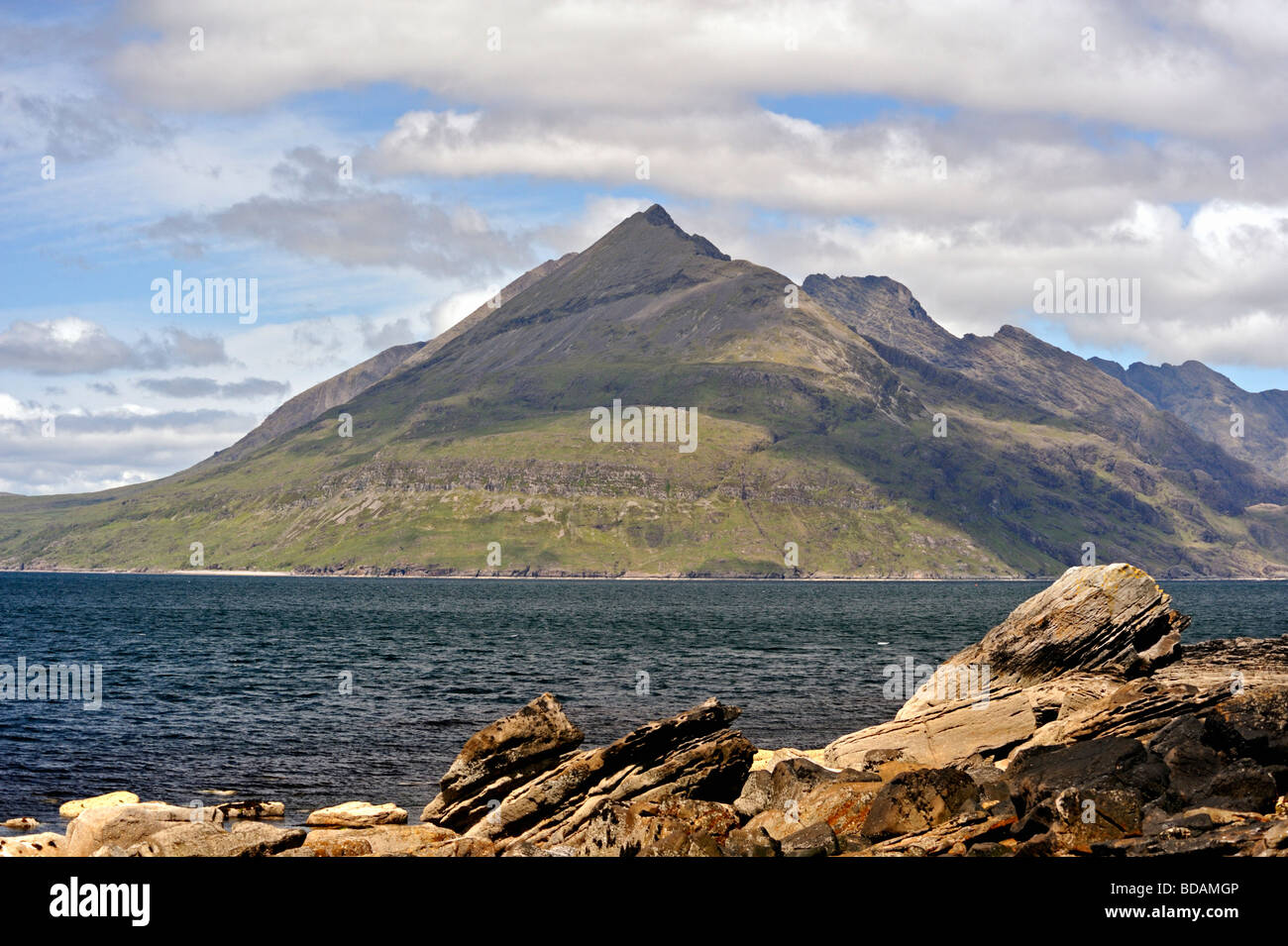 The Black Cuillin from Elgol, Strathaird, Isle of Skye, Inner Hebrides ...