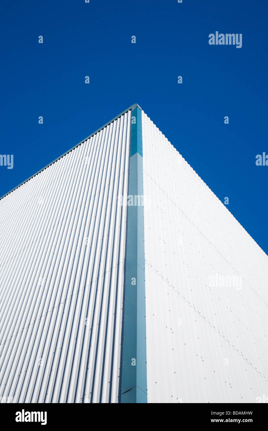Corner of modern food factory building Syral UK Stock Photo - Alamy