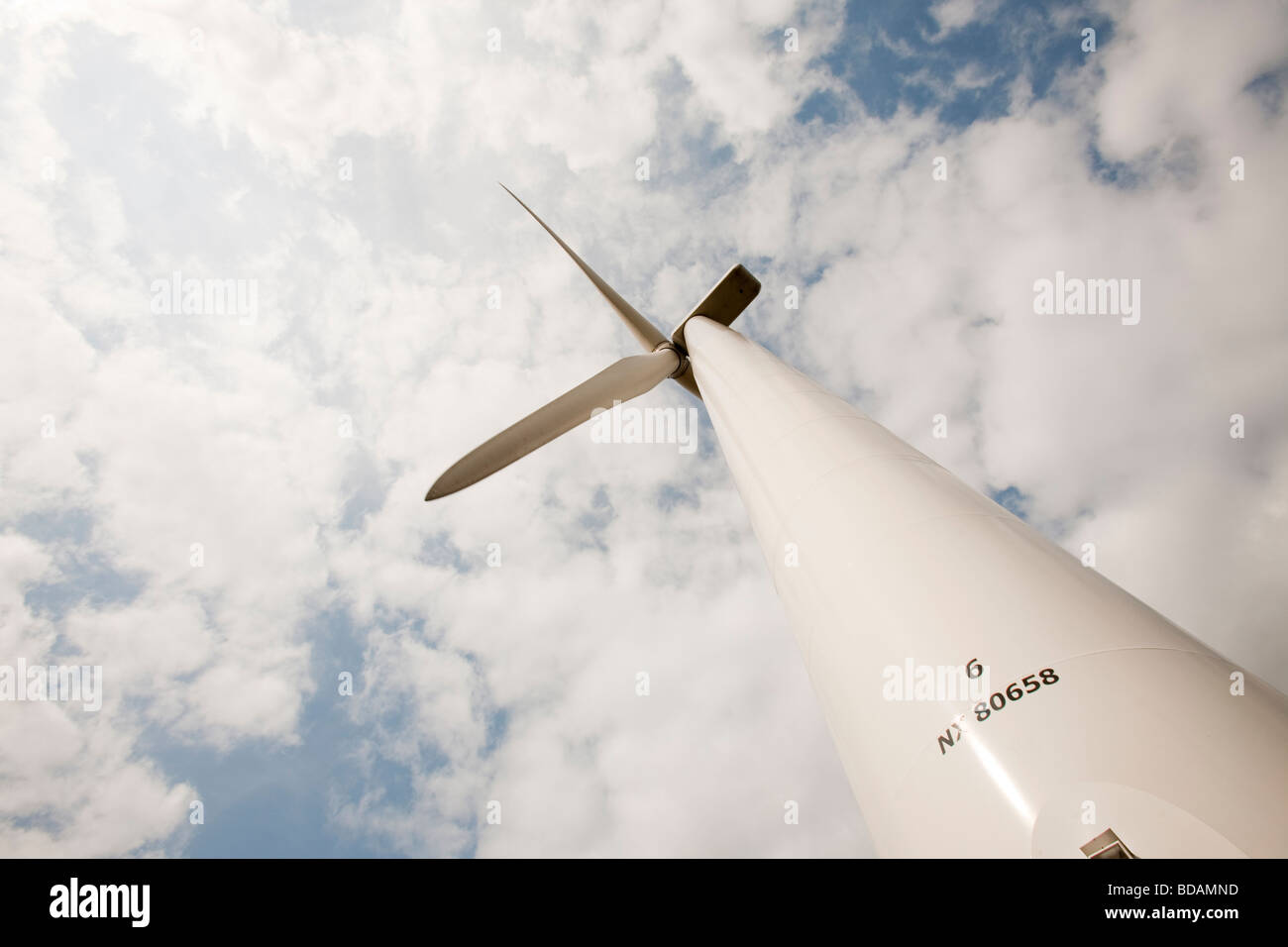 Scout Moor wind farm on the Pennine Moors between Rochdale and ...