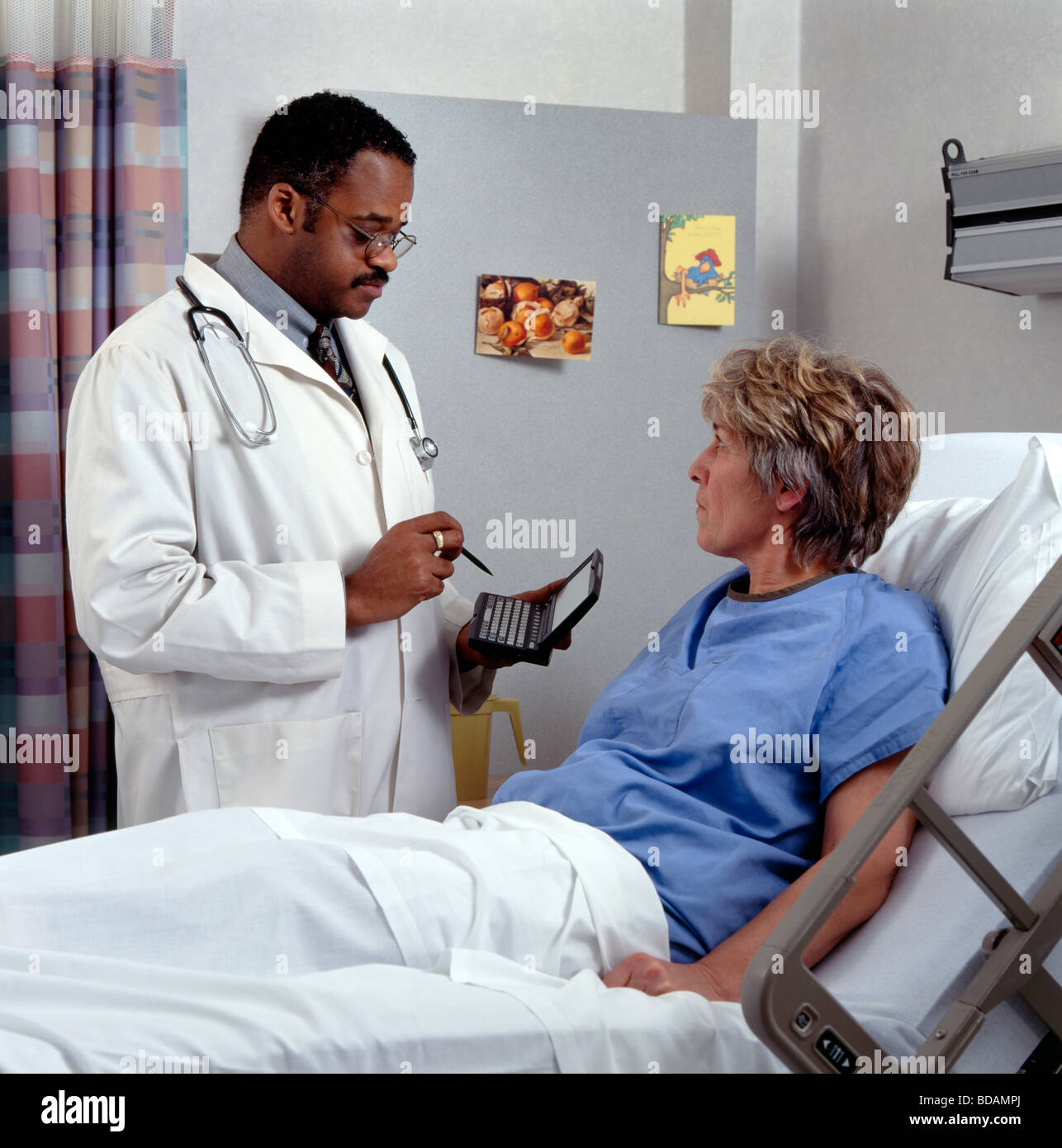 Doctor Bedside High Resolution Stock Photography and Images - Alamy