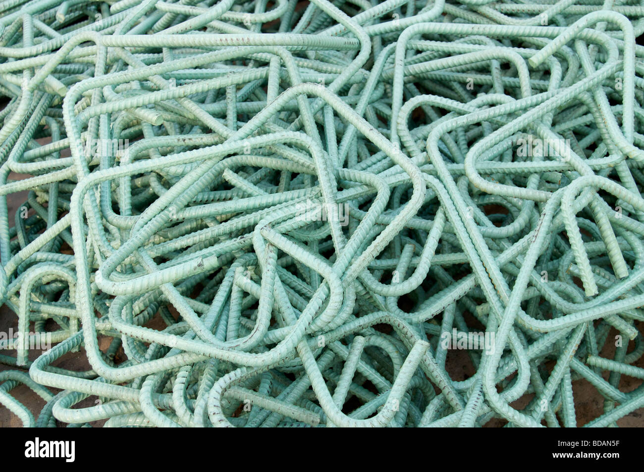 Pile of Rebar Stock Photo - Alamy