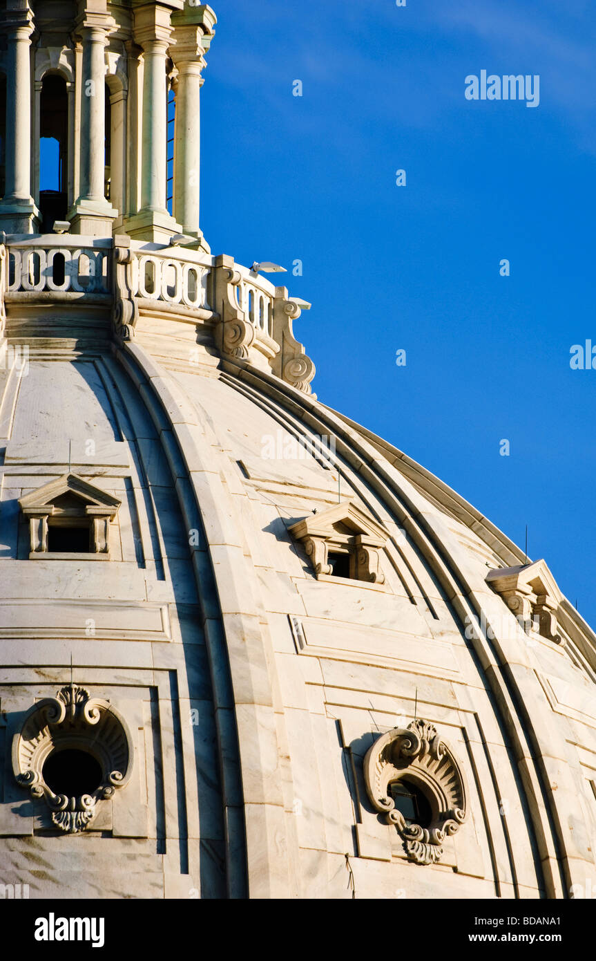 Detail of the Minnesota State capitol building dome Stock Photo - Alamy