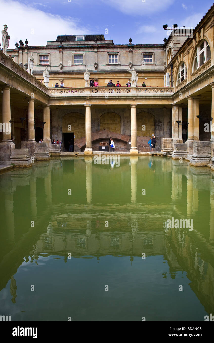 The Great Bath at The Roman Baths at Bath Stock Photo - Alamy