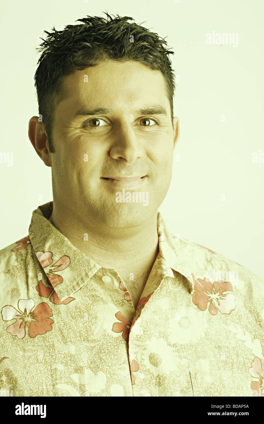 Portrait of a mid adult man smiling Stock Photo - Alamy