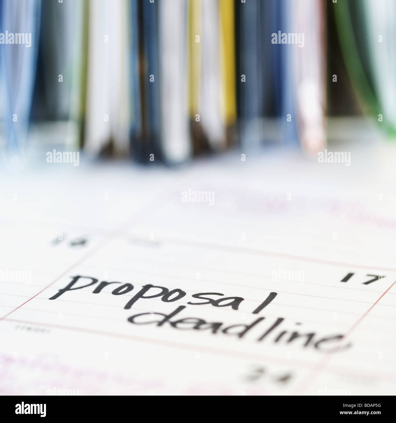 Deadlines document hi-res stock photography and images - Alamy