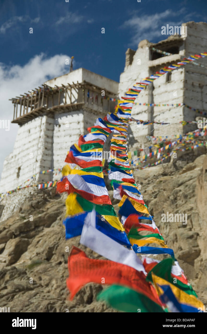 India ladakh leh prayer flags hi-res stock photography and images - Alamy