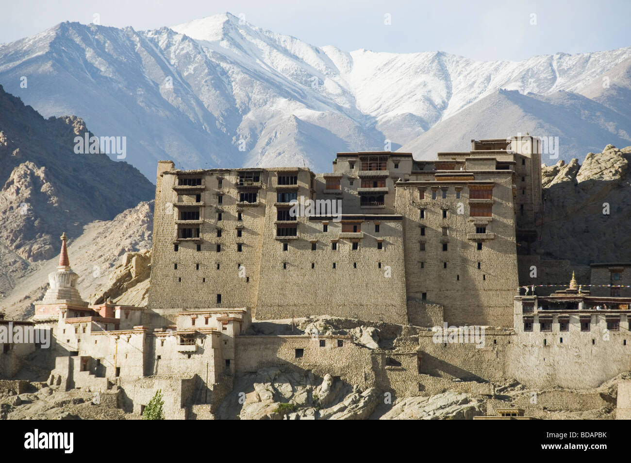 Palace on a hill, Leh Palace, Leh, Ladakh, Jammu and Kashmir, India ...
