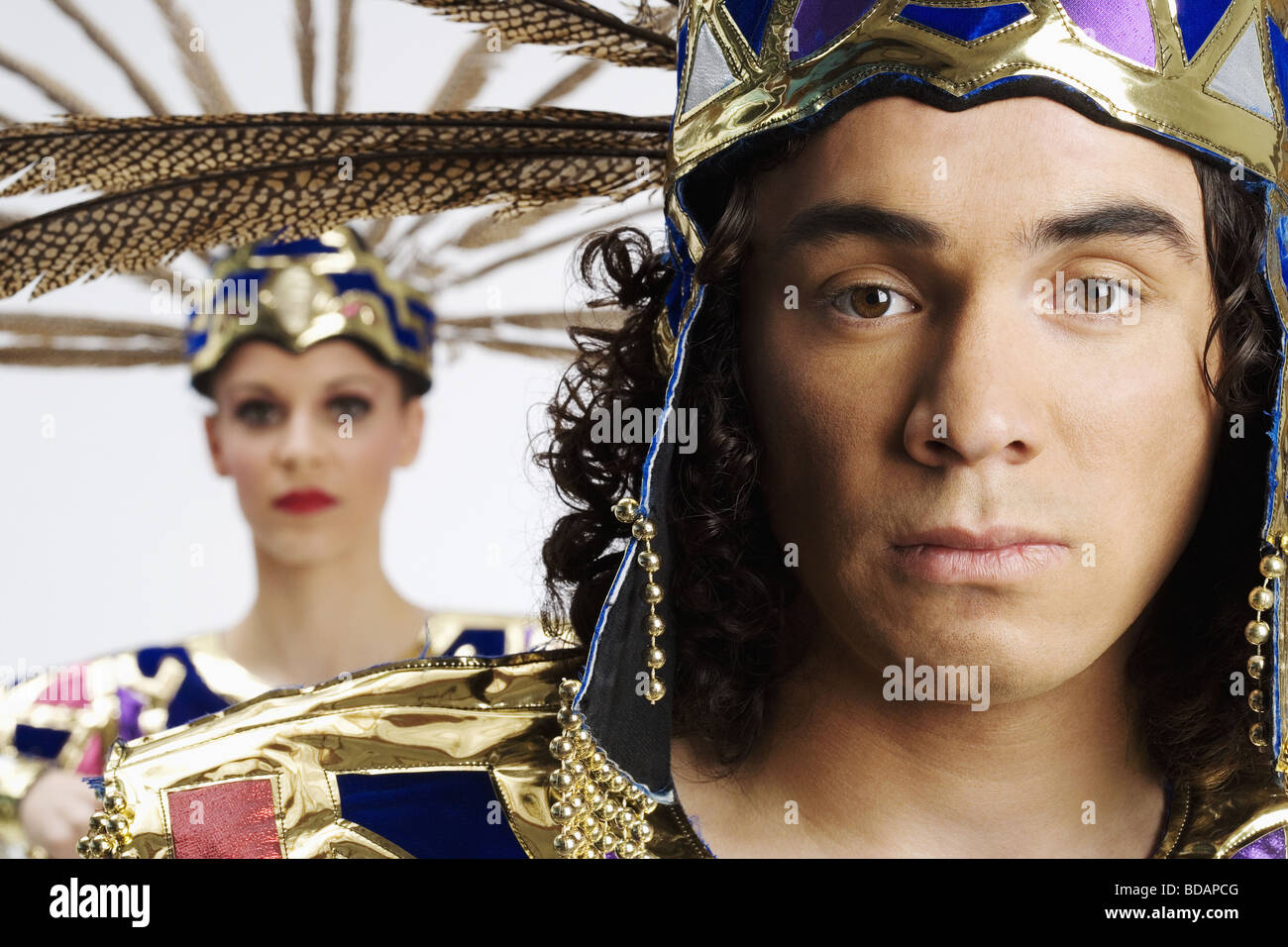 Aztec woman wearing traditional costume hi-res stock photography and ...