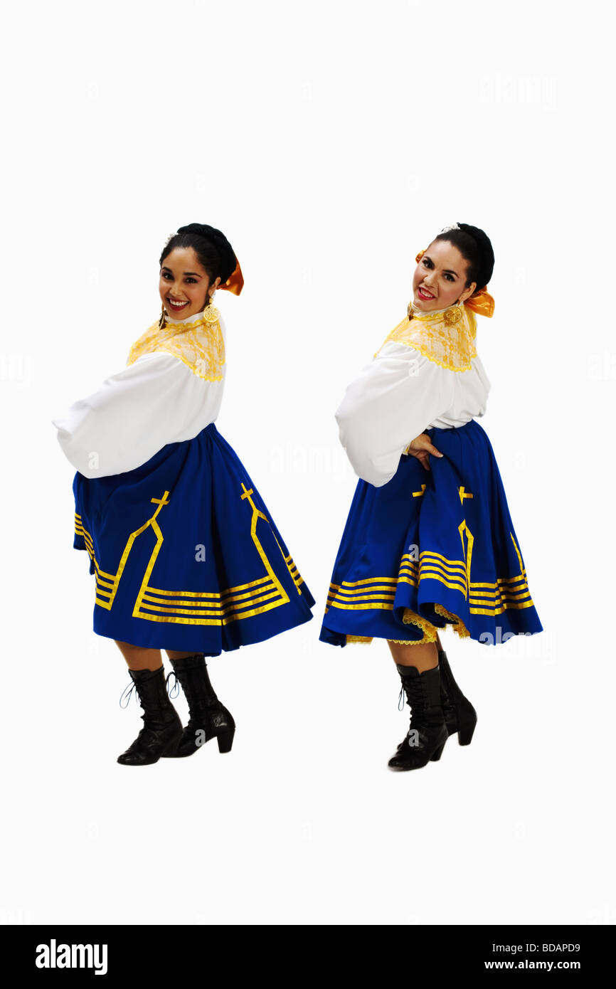 Two women 30s dancing hi-res stock photography and images - Alamy