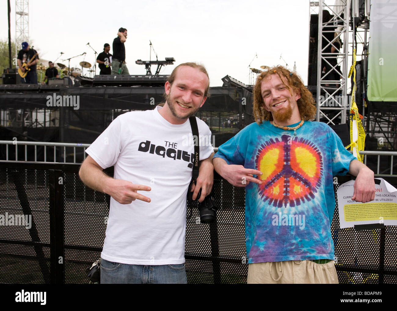 Rock concert goers - USA Stock Photo - Alamy