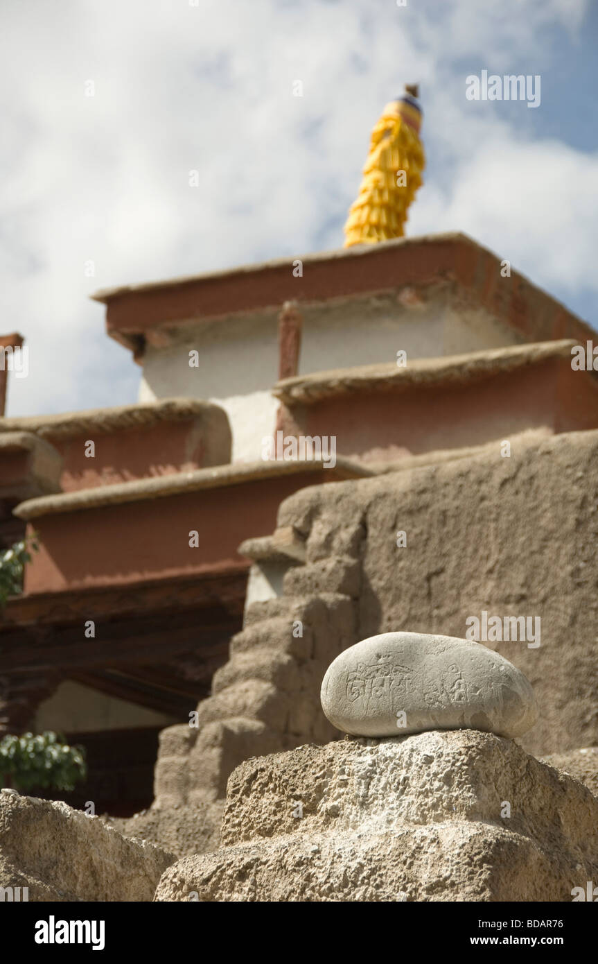 Chorten in a monastery, Alchi Monastery, Alchi, Leh, Ladakh, Jammu and ...