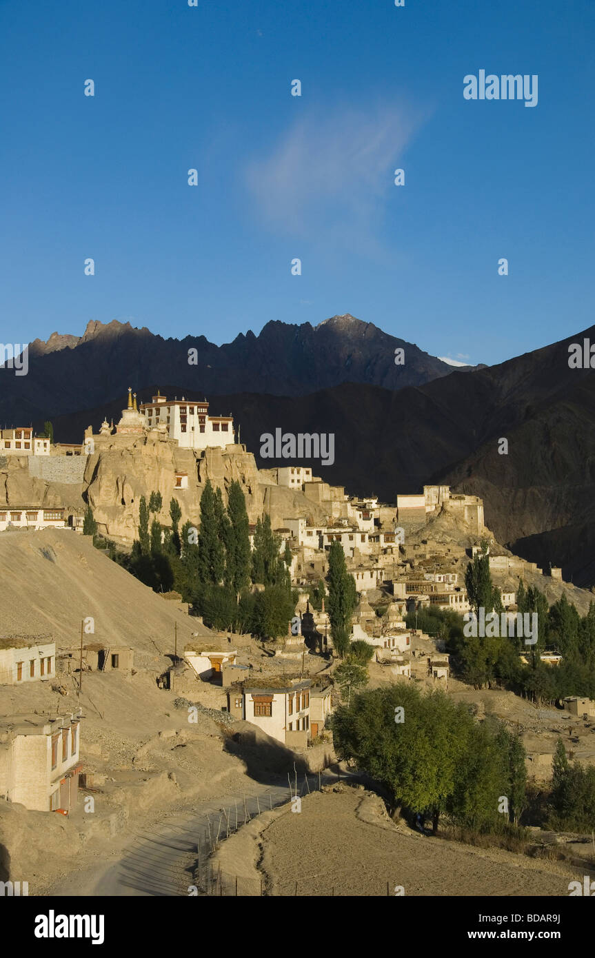 Monastery on a mountain, Lamayuru Monastery, Ladakh, Jammu and Kashmir ...