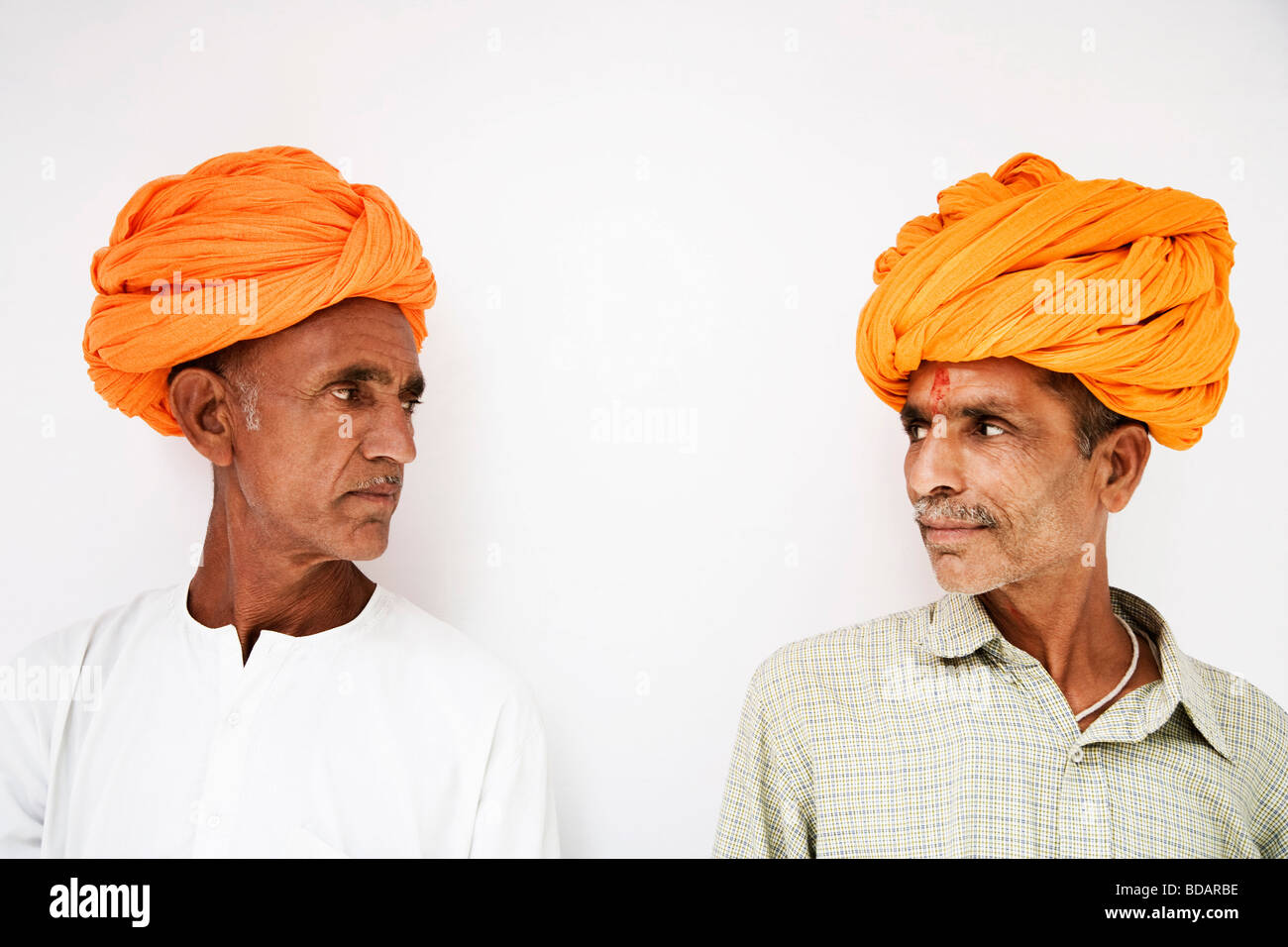 Two men wearing turbans hi-res stock photography and images - Alamy