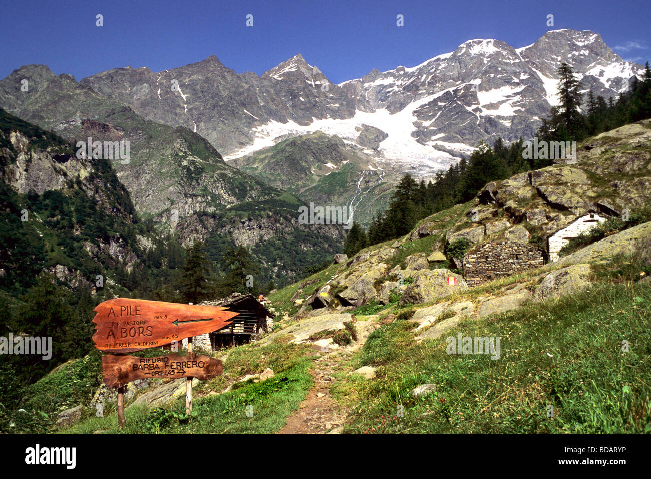 Landscape Valsesia Vercelli Italy Stock Photo - Alamy