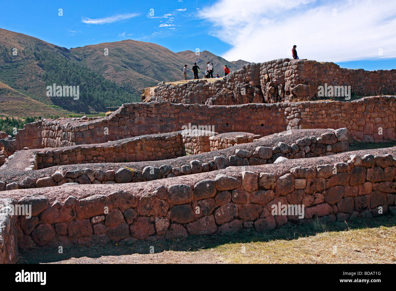Inca Ruins of Puca Pucara, Cuzco, Peru, South America Stock Photo - Alamy