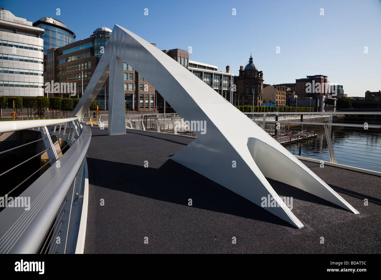 Tradeston Bridge over the River Clyde, from Tradeston to Broomielaw ...