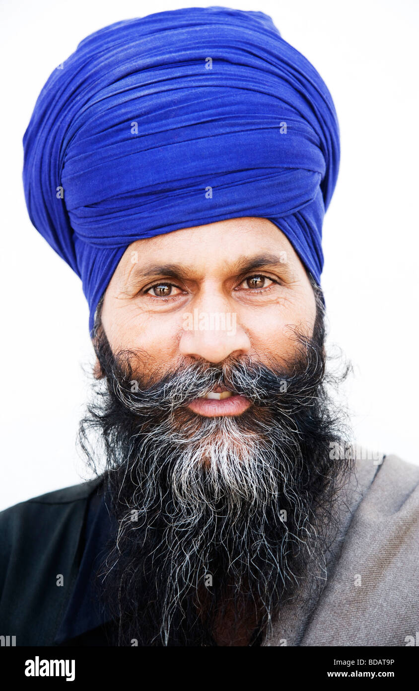 Sikhism smile smiling portrait hi-res stock photography and images - Alamy