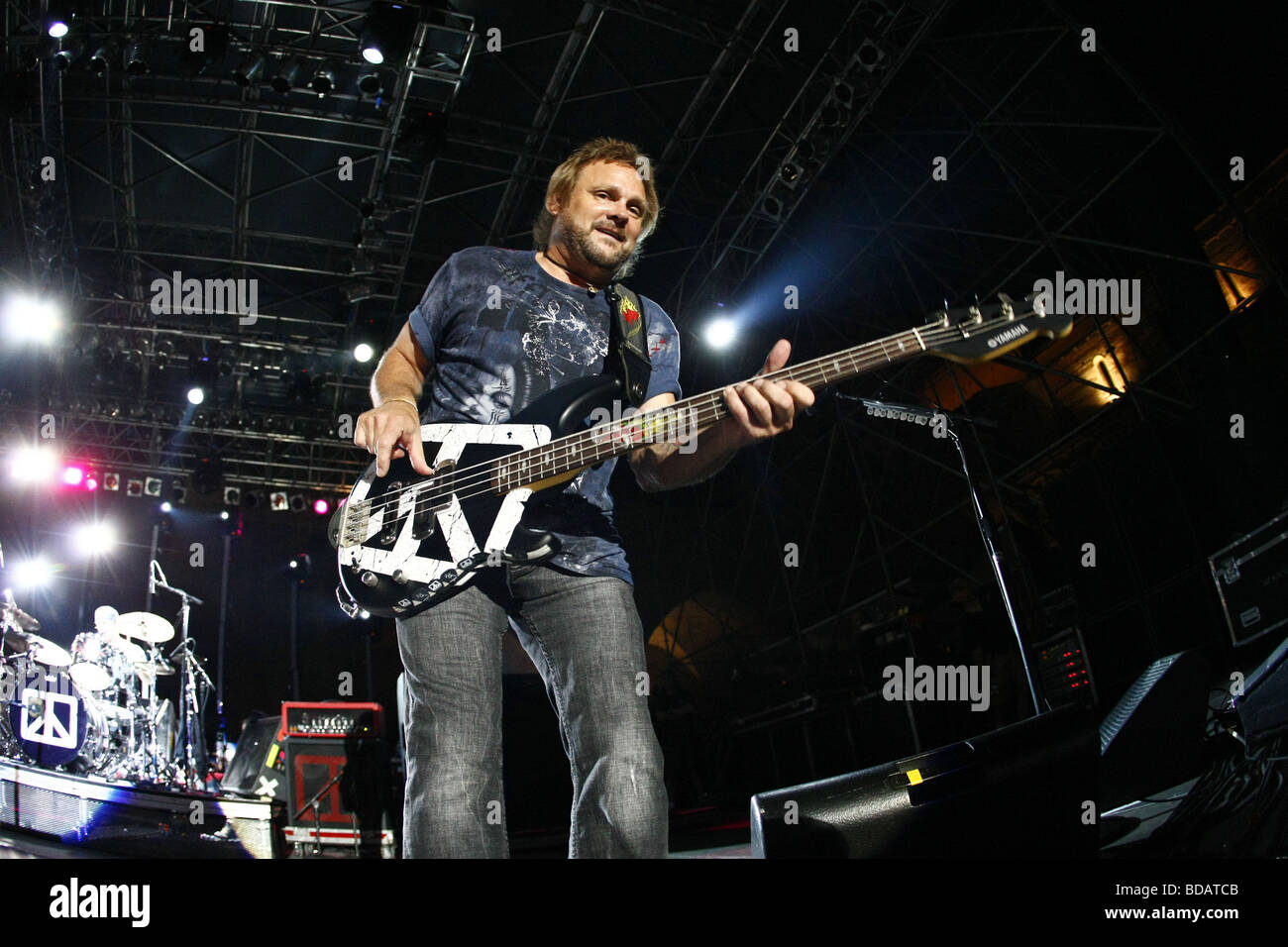 Joe satriani and sammy hagar of van halen hi-res stock photography and ...