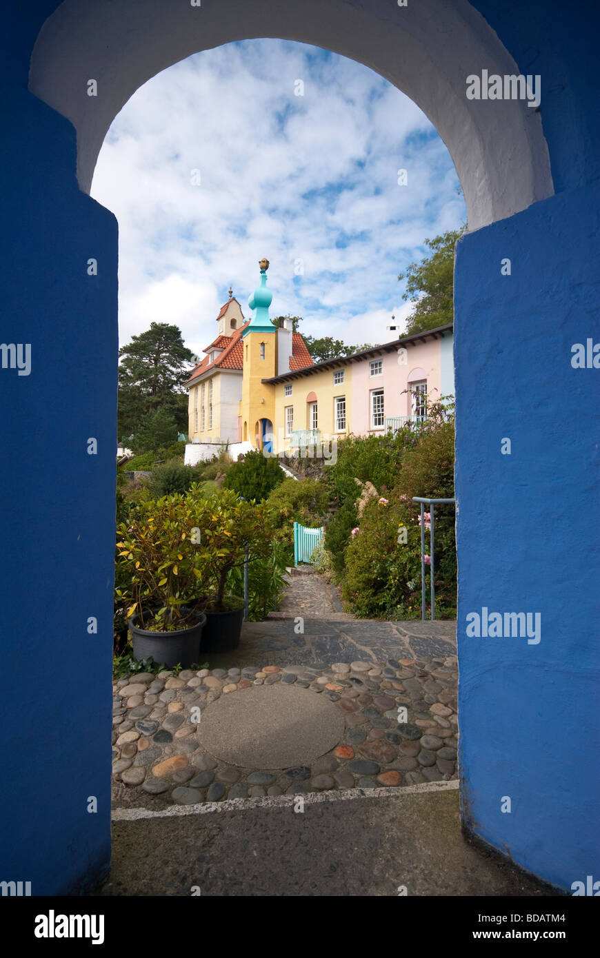 Portmerion location of the TV series The Prisoner Stock Photo - Alamy
