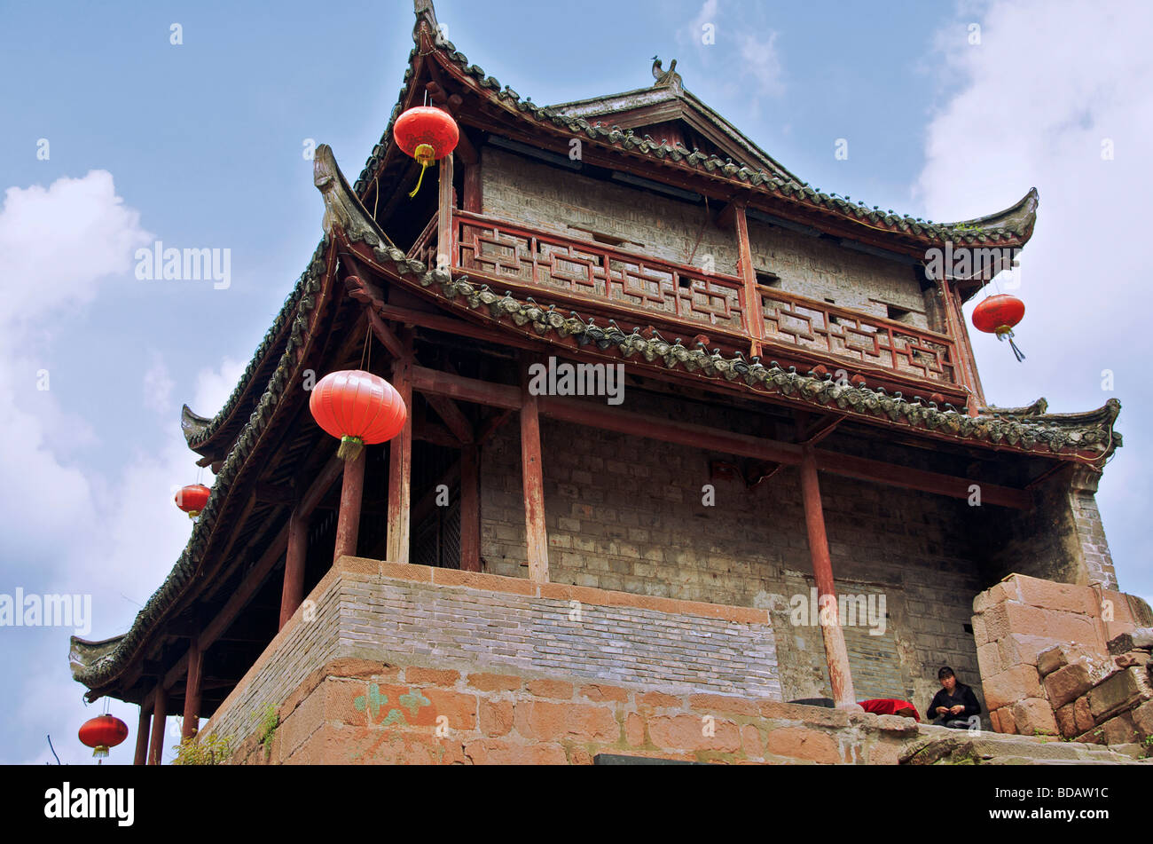 North Gate Ancient Town of Fenghuang Hunan China Stock Photo - Alamy