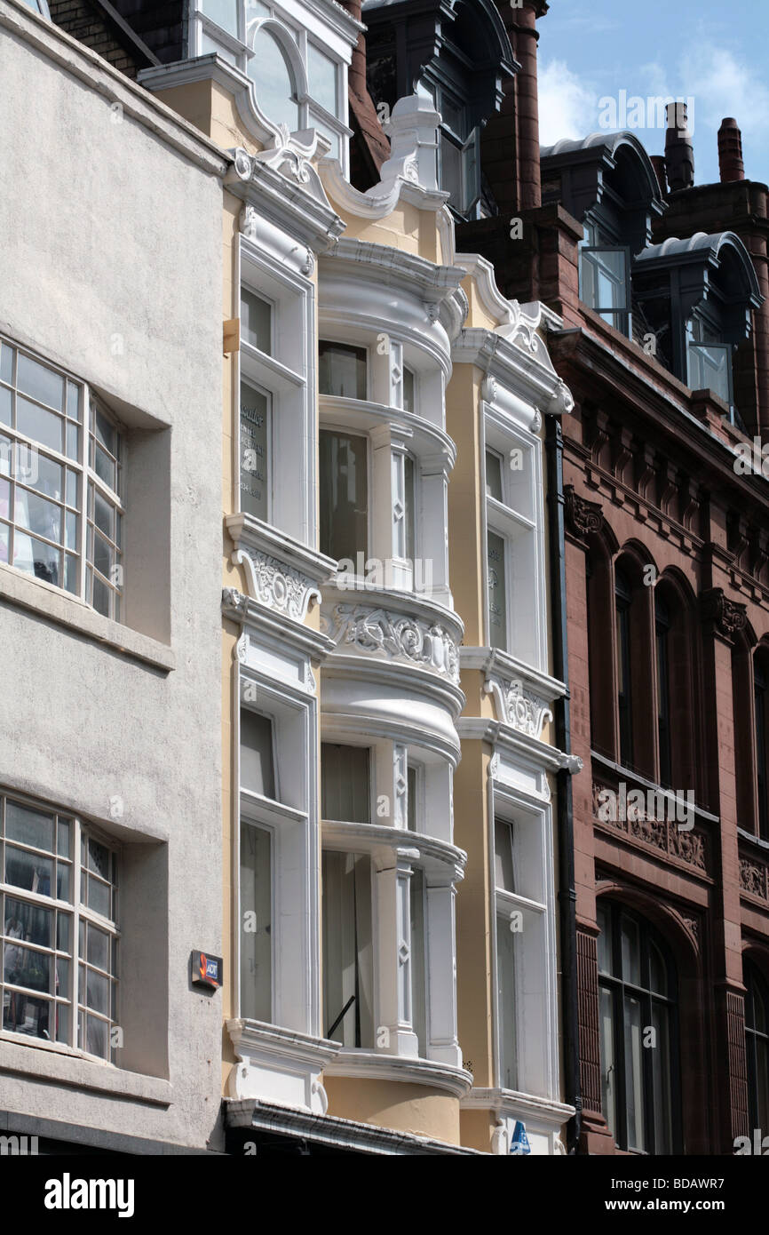 Traditional building Frontage King Street Manchester Stock Photo - Alamy