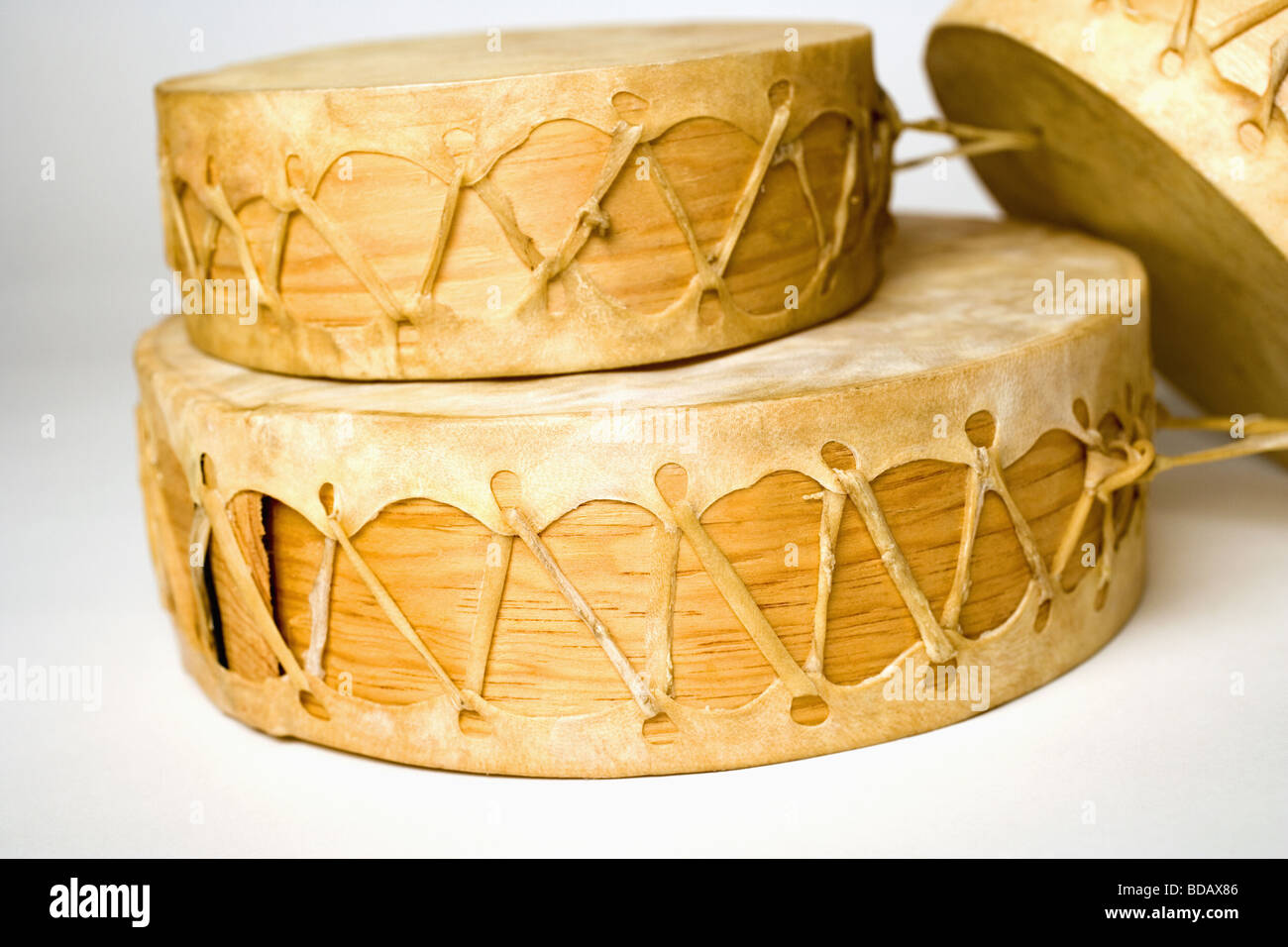 Close-up of three drums Stock Photo - Alamy