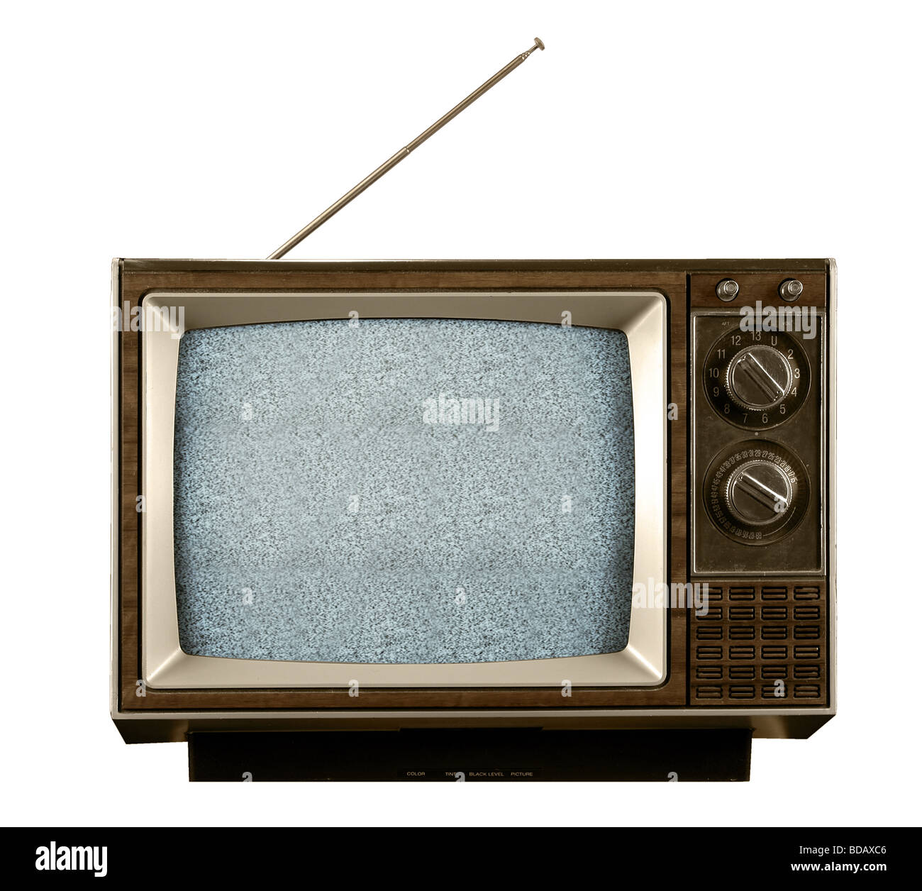 Vintage television knobs buttons isolated hi-res stock photography and ...