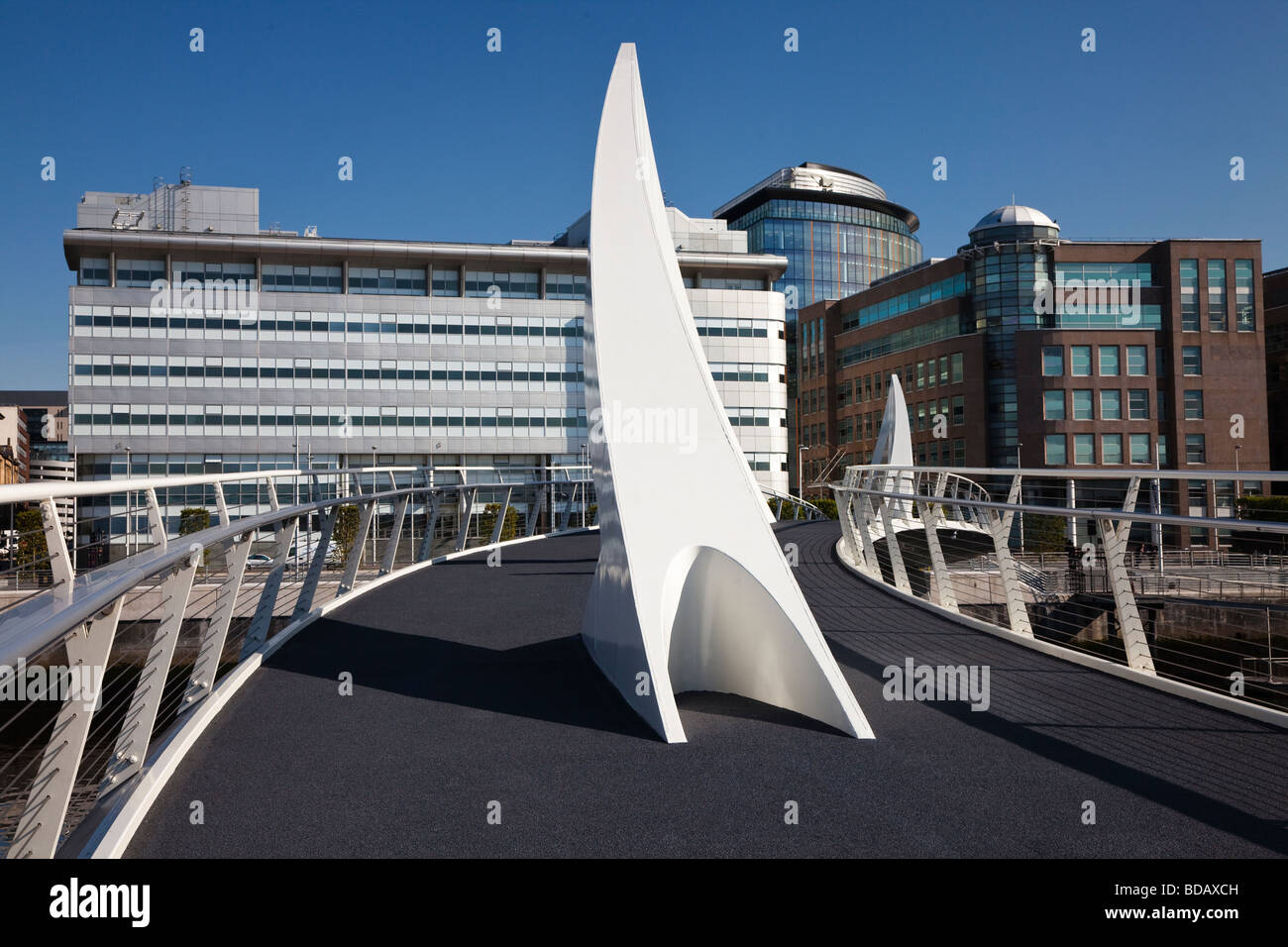 Tradeston Bridge over the River Clyde, from Tradeston to Broomielaw ...
