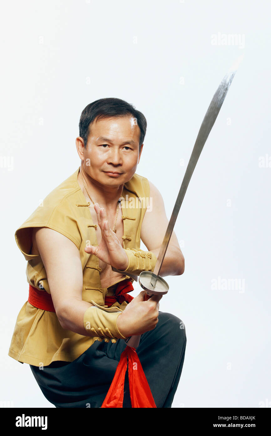 Portrait with sword hi-res stock photography and images - Alamy