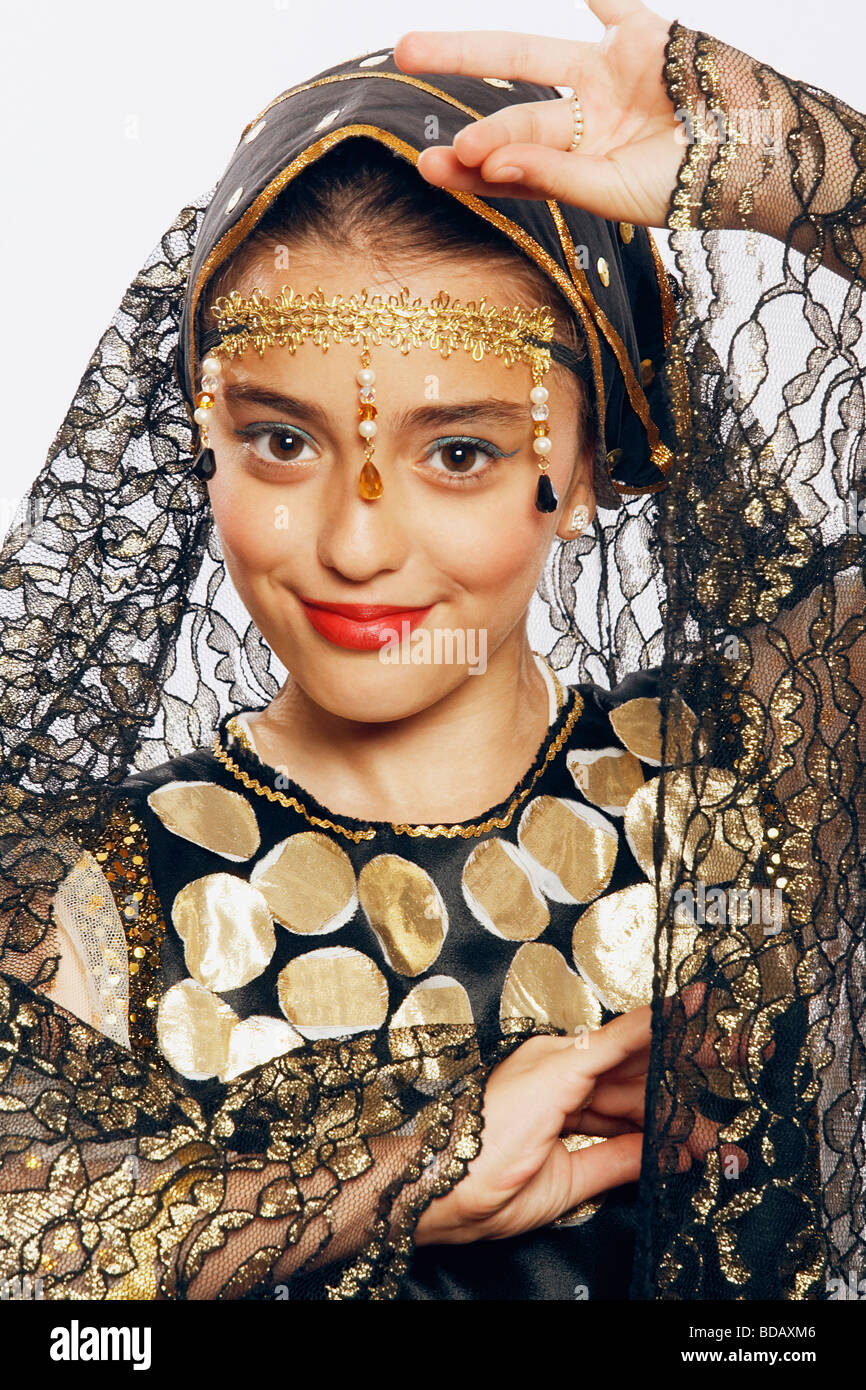 Portrait of a girl dancing Stock Photo - Alamy