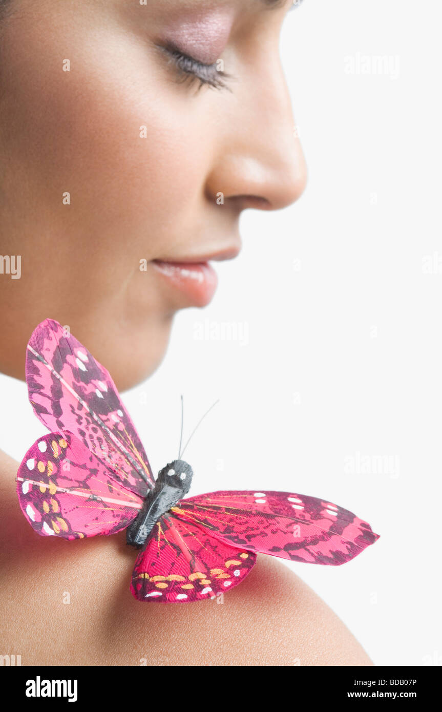 Close up butterfly face hi-res stock photography and images - Alamy
