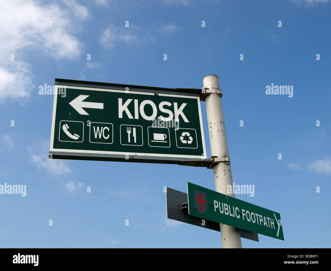 Kiosk sign on Guernsey where most beaches have a kiosk selling ...