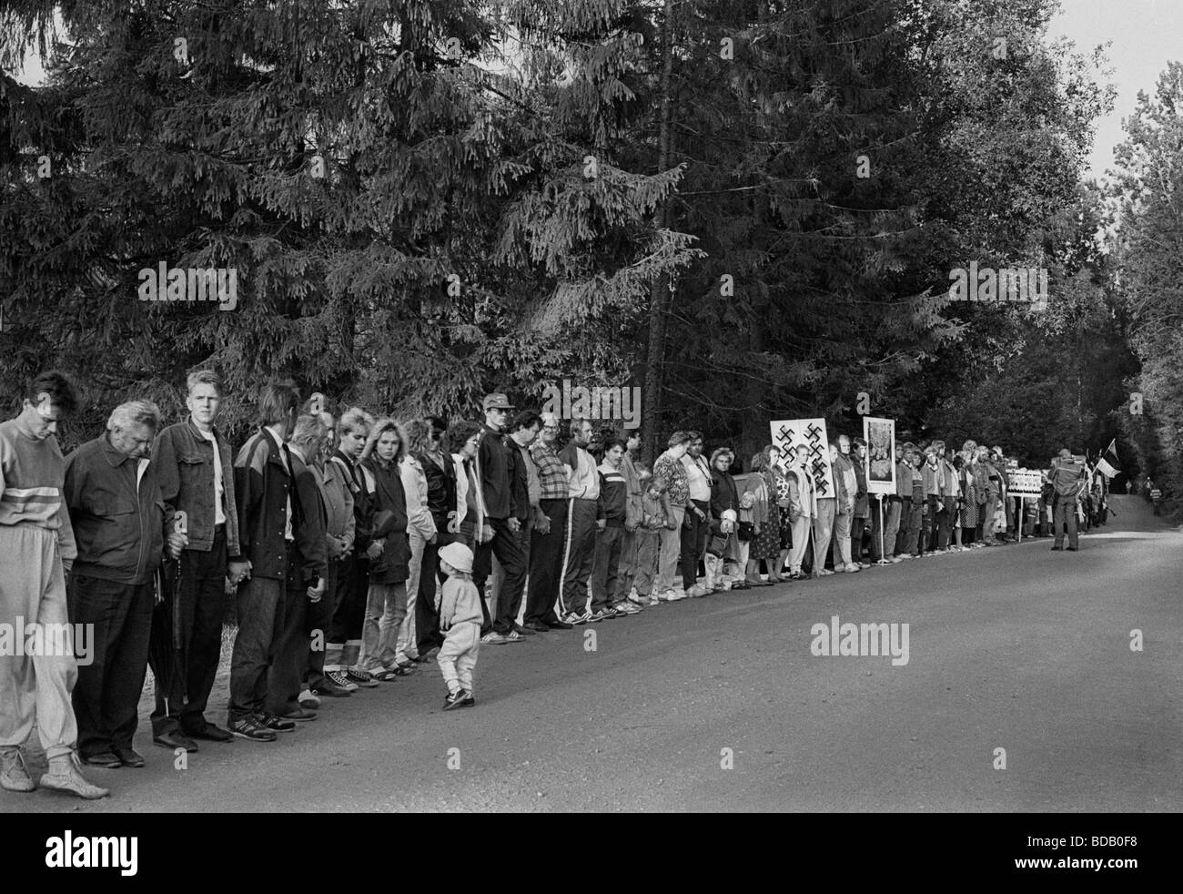 Baltic Way 1989 High Resolution Stock Photography and Images - Alamy