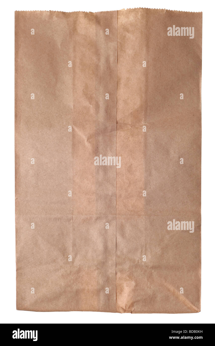 crumpled and wrinkled grunge paper bag background Stock Photo - Alamy