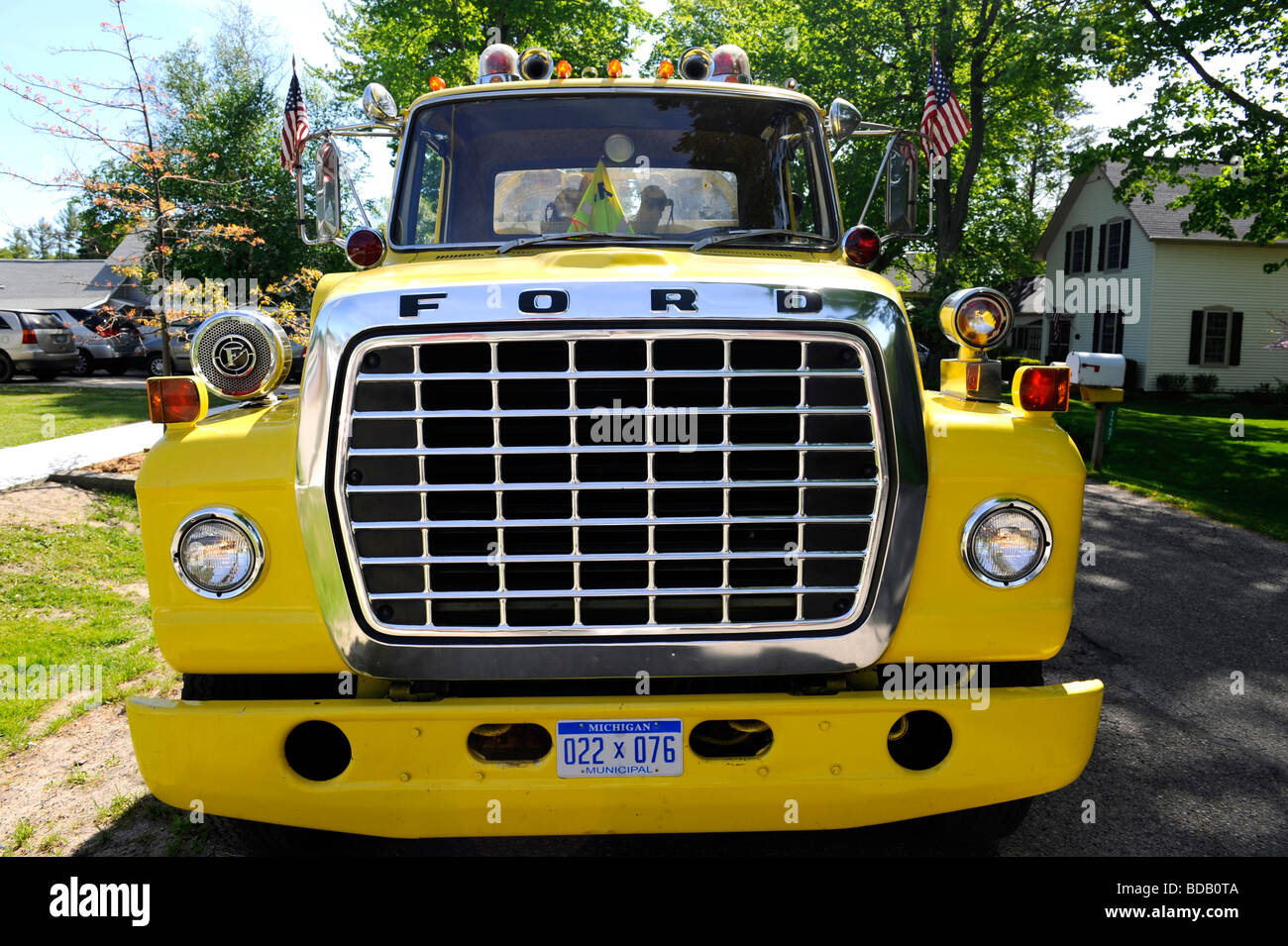 yellow firetruck fire truck engine emergency vehicle firefighter ...
