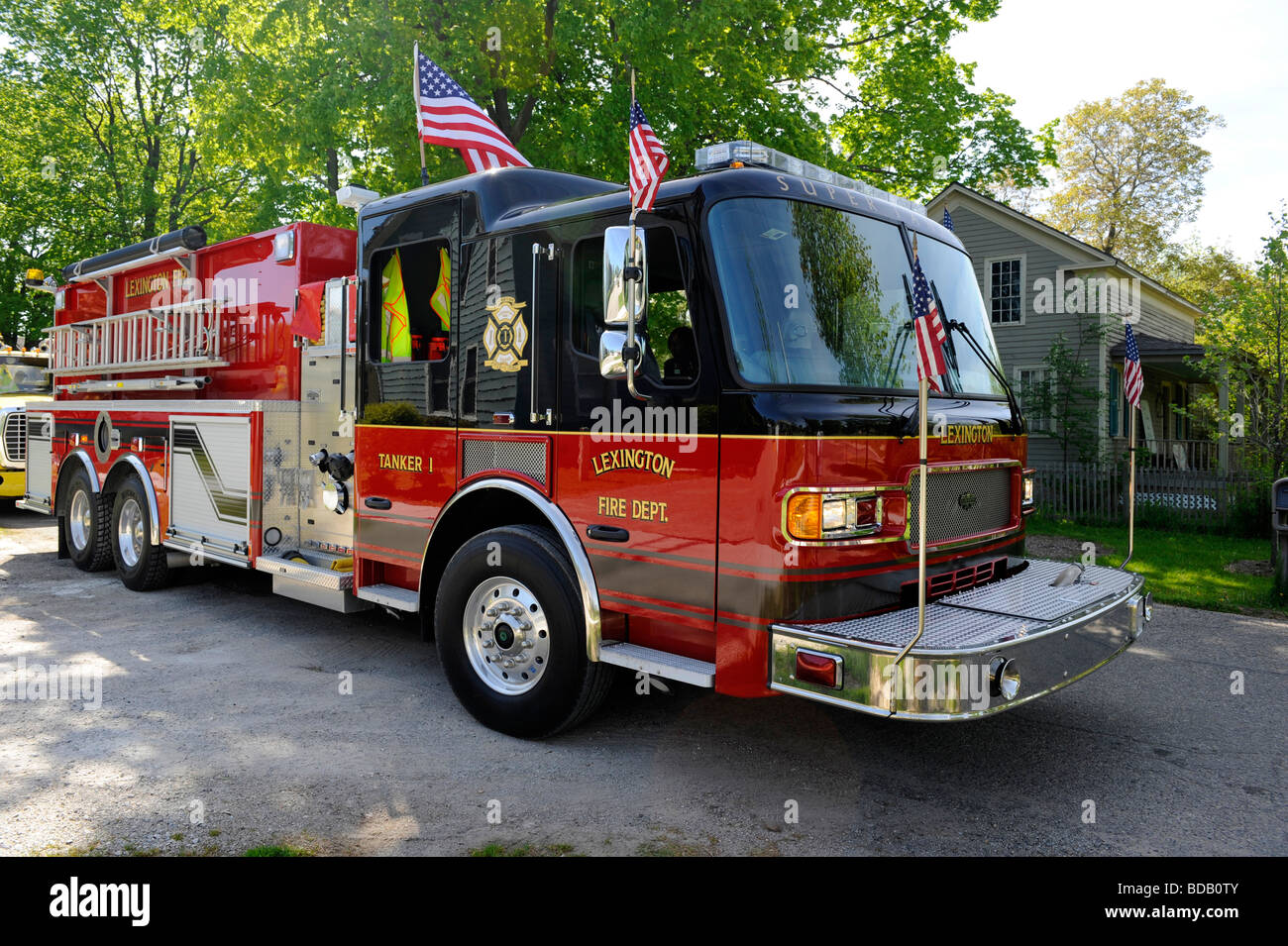 yellow firetruck fire truck engine emergency vehicle firefighter ...