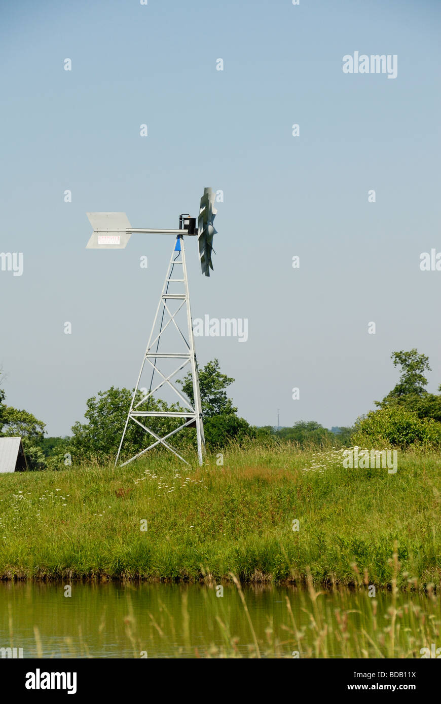 Windmill at Dawes Arboretum in Newark Ohio Stock Photo - Alamy